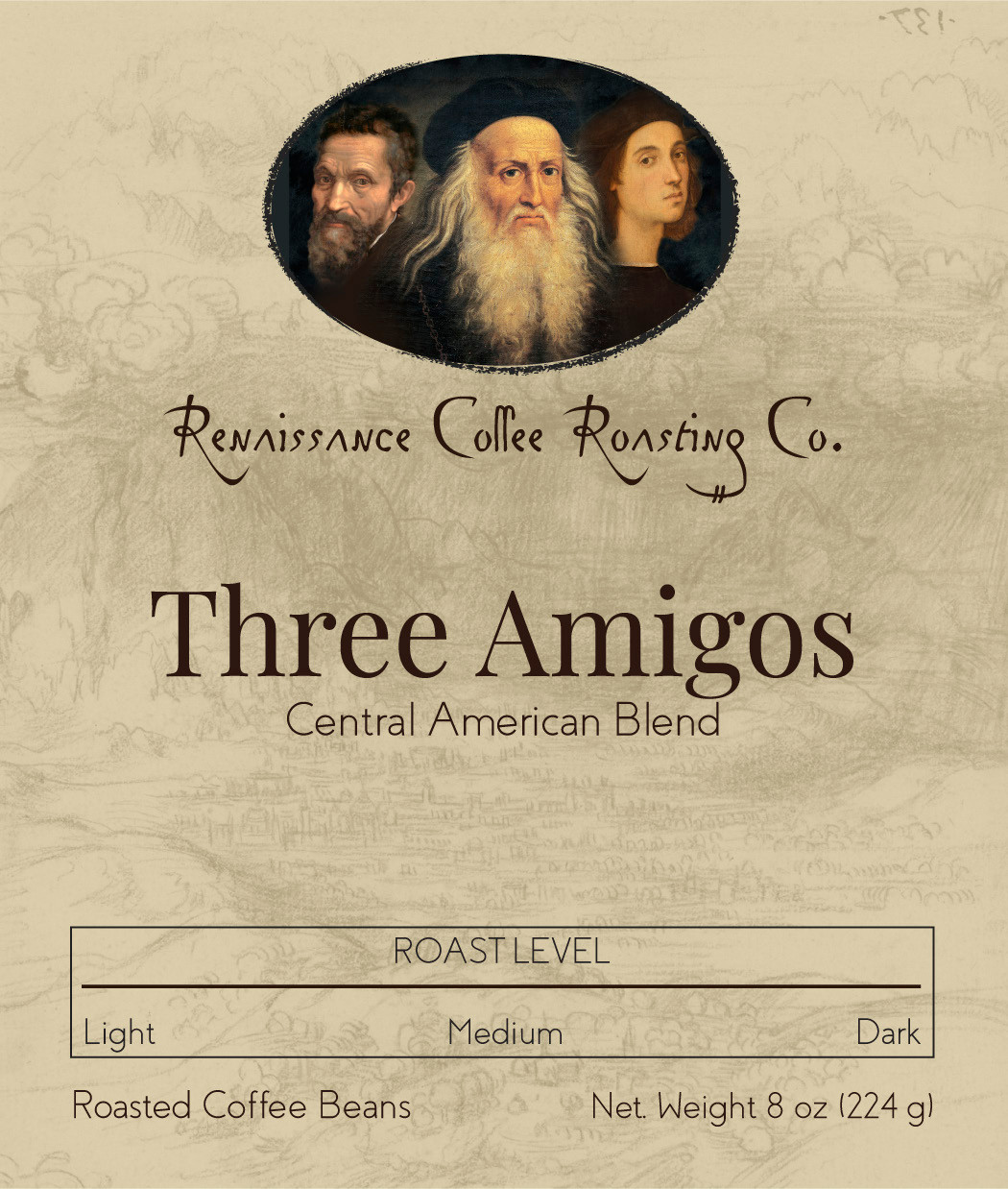 Three Amigos - South American Blend Roasted Coffee - Nelson Gifts