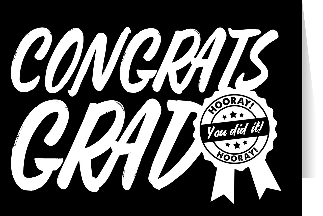 "Congrats Grad" Graduation Greeting Card - Nelson Gifts