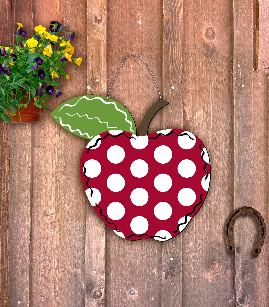 Outdoor Metal Art Apple - Nelson Gifts