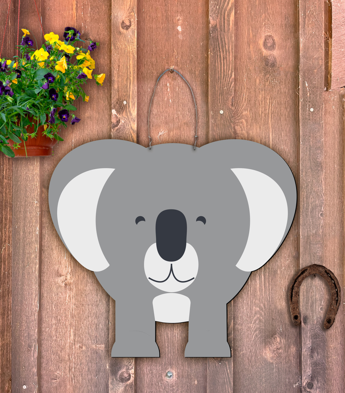 Outdoor Metal Art Critter Koala - Nelson Gifts