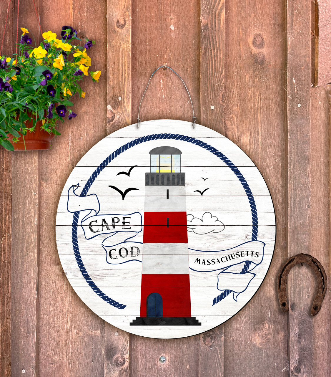 Outdoor Metal Art Lighthouse (Customizable) - Nelson Gifts