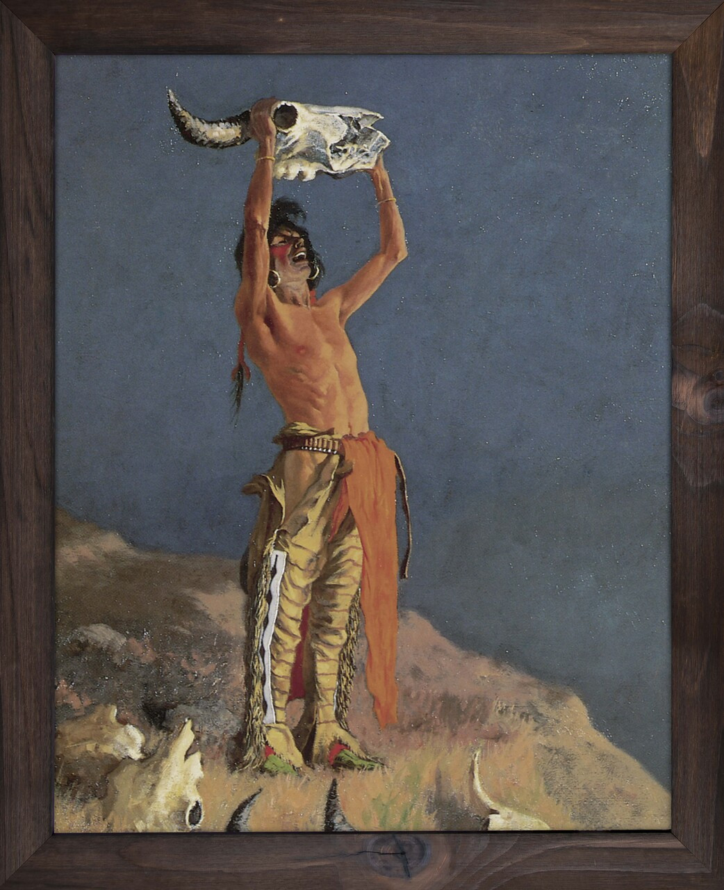 Conjuring Back the Buffalo - Frederic Remington - Nelson Gifts