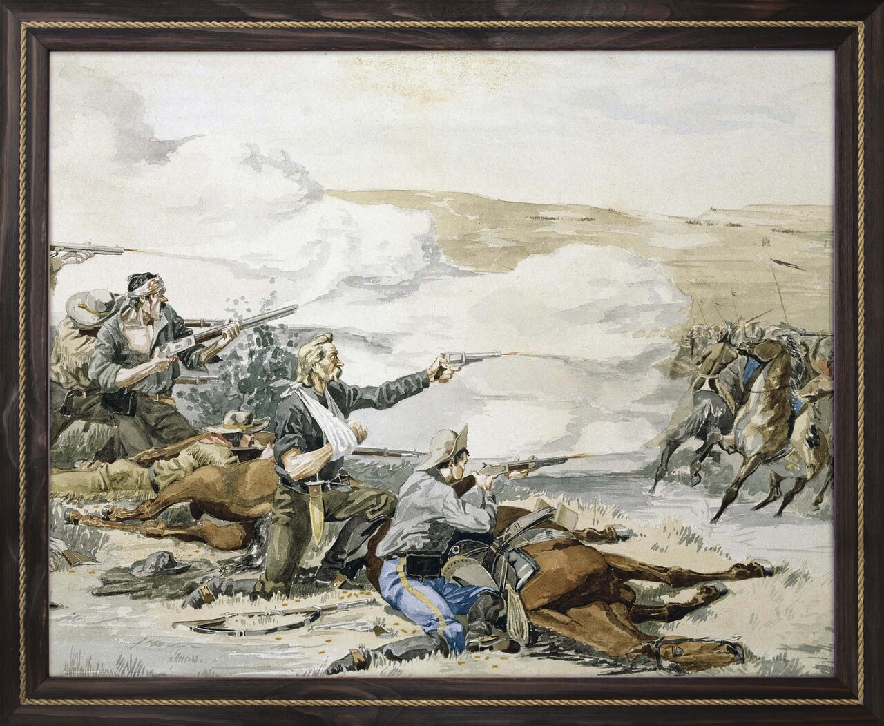 Battle of Beecher's Land - Frederic Remington - Nelson Gifts