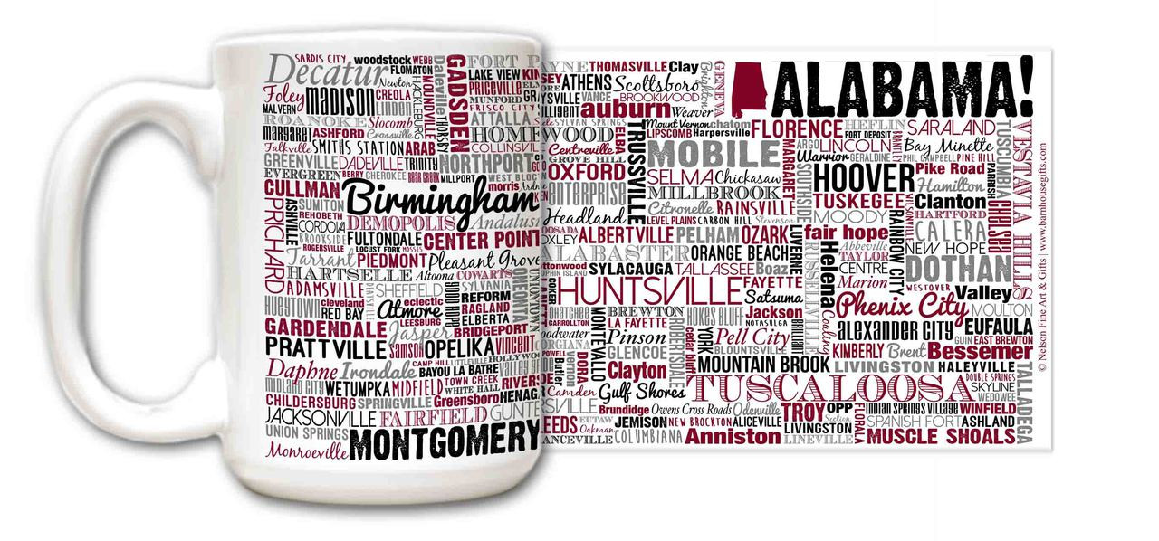 Alabama State Mug - Nelson Gifts
