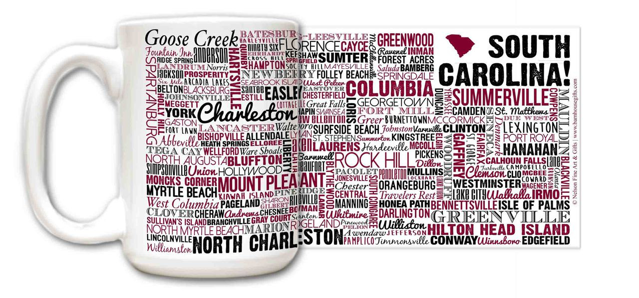 South Carolina State Mug - Nelson Gifts