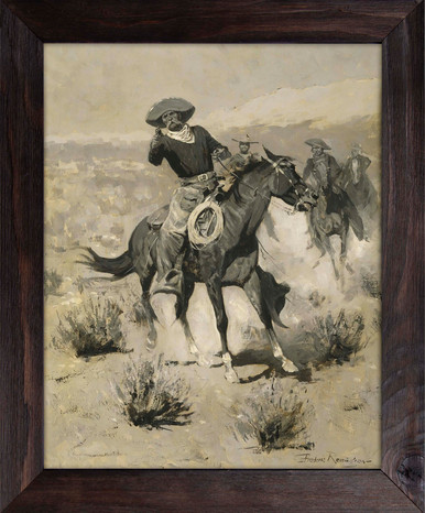 Days on the Range (Hands Up!) - Frederic Remington - Nelson Gifts