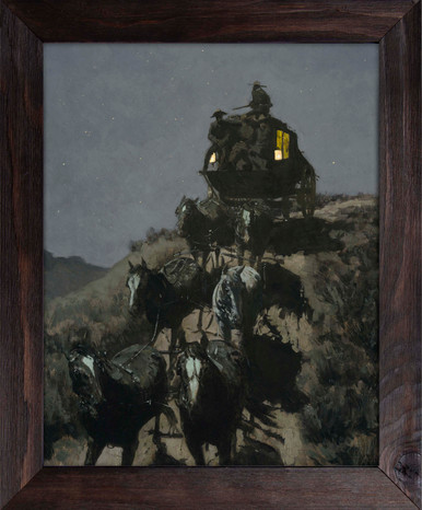 The Old Stage-Coach of the Plains - Frederic Remington - Nelson Gifts