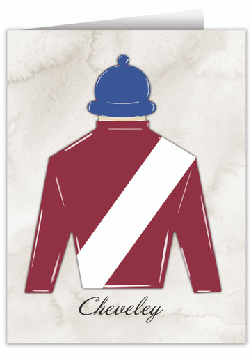 Cheveley Silk Jockey Note Card