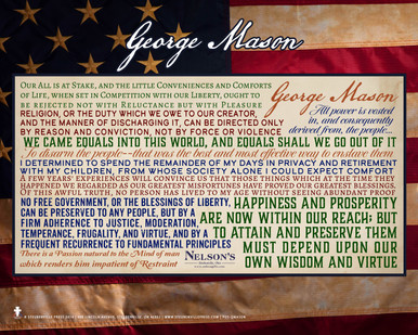 George Mason Quote Print - Nelson Gifts