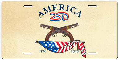 America250™ Pistols License Plate - Nelson Gifts