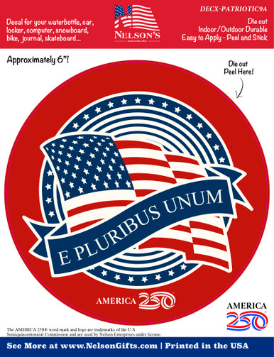 American Flag Decal - Nelson Gifts