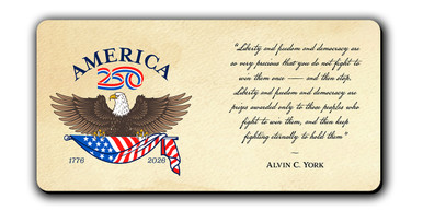 "Liberty and Freedom" America250™ Magnet Long - Nelson Gifts
