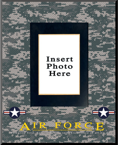 "Air Force" Picture Frame Vertical - Nelson Gifts