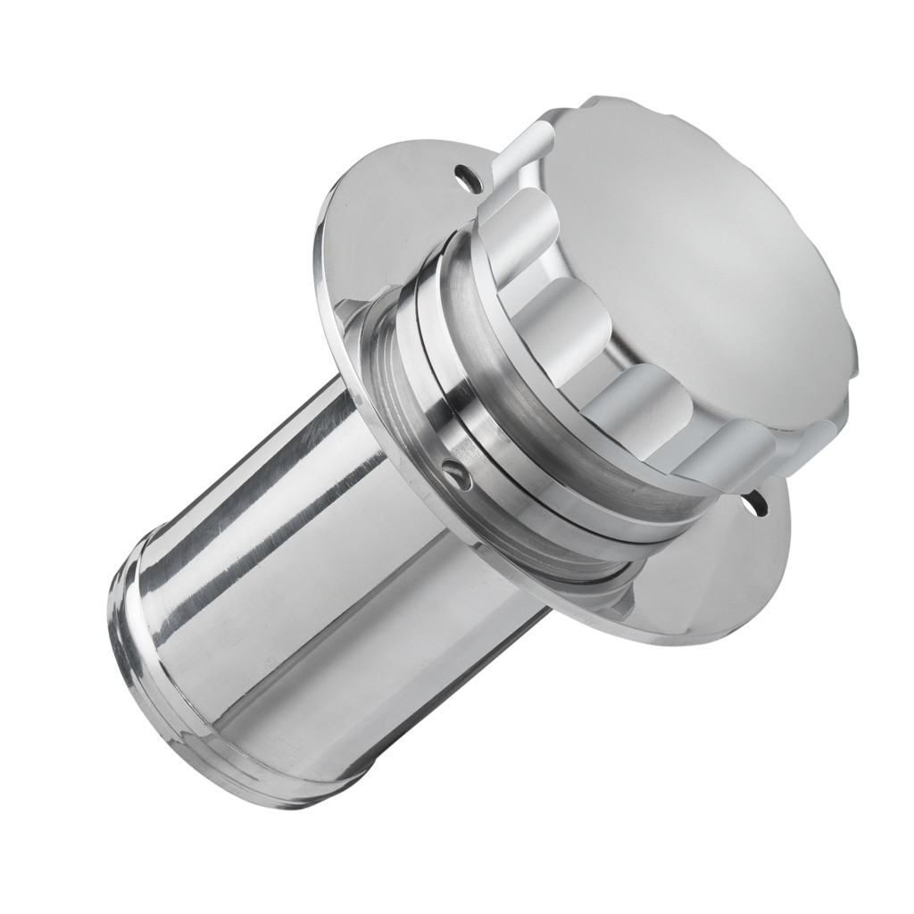 Universal Billet Aluminum Remote Mount Fuel Diesel Filler Neck