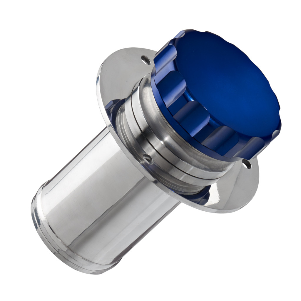 Universal Billet Aluminum Remote Mount Fuel Diesel Filler Neck