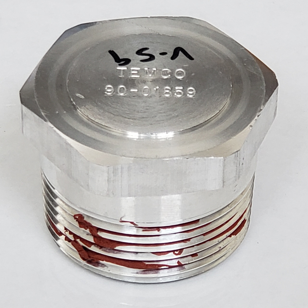 190° Degree Diesel Fuel Tank Thermal Relief Plug 1.25" OD W/ 11.5"NPTF