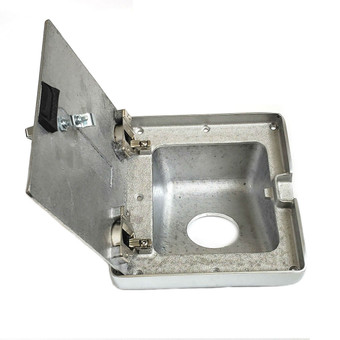 22° Deg Aluminum Fuel Filler Neck Housings - Fuel Door
