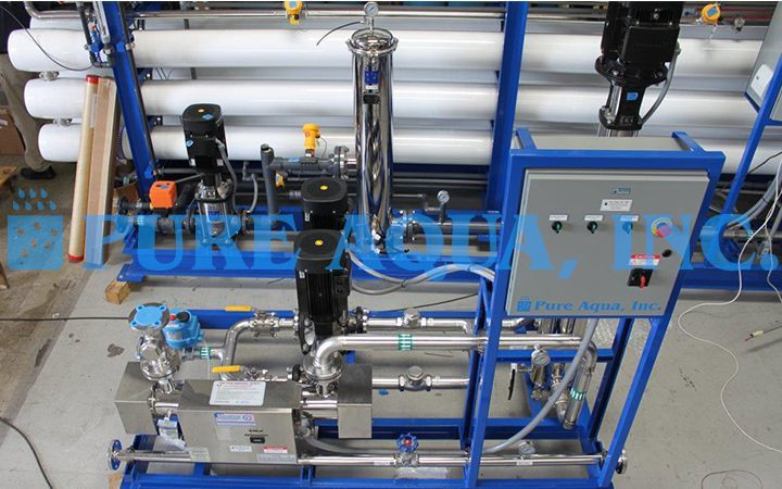 Sistemas de Tratamento de Água por Osmose Reversa e EDI 10 m3/Hr - Iraque - Pure Aqua, Inc.