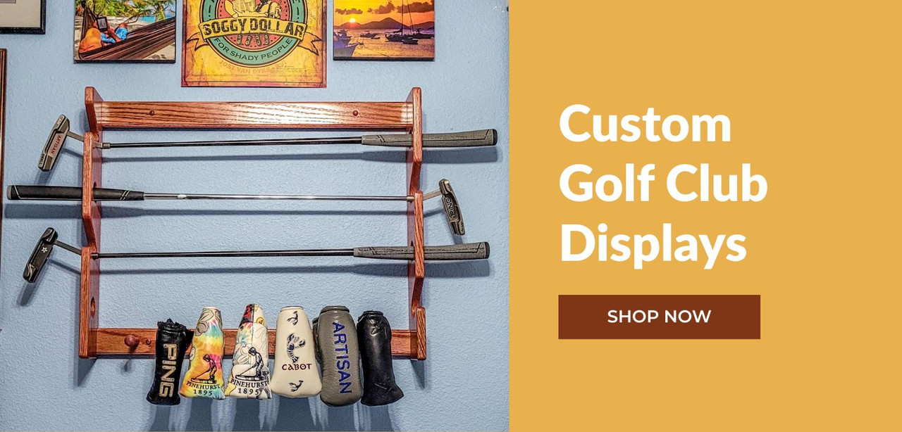 Maker of Fine Golf Club Racks, Displays For Home and Office