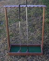 A 10 club Golf club floor display KG 10, Village Wood Shoppe