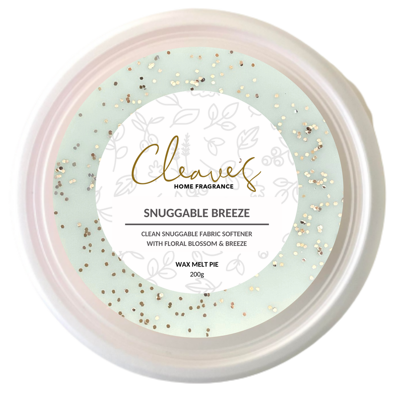 Snuggable Breeze 8oz Pie - Cleave's Home Fragrance