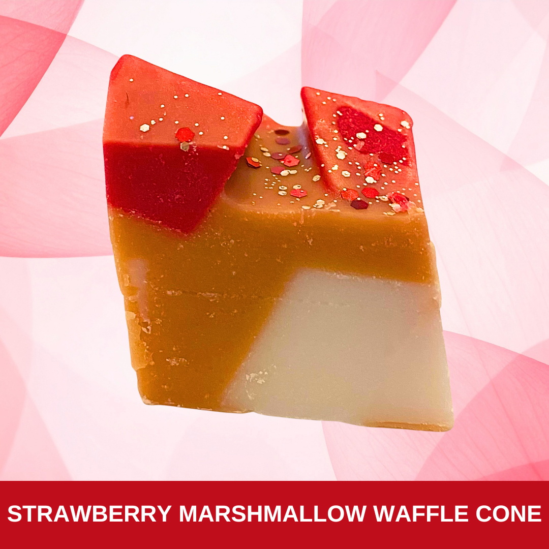 Strawberry Marshmallow Waffle Cone Chunks 50g - Cleave's Home Fragrance