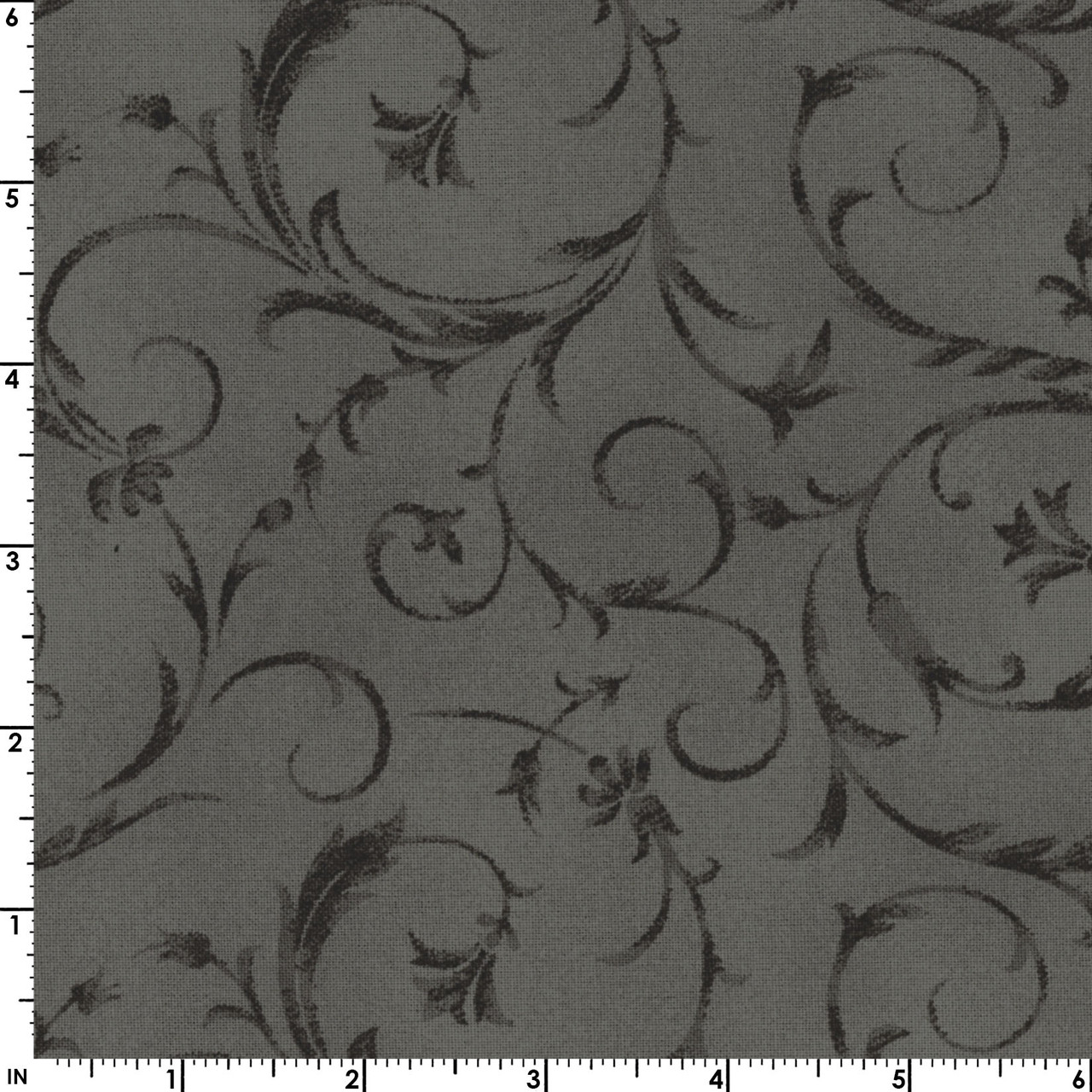 Elegant Scroll 108 Backing MASQB100-KJ Dove Grey Maywood Studio