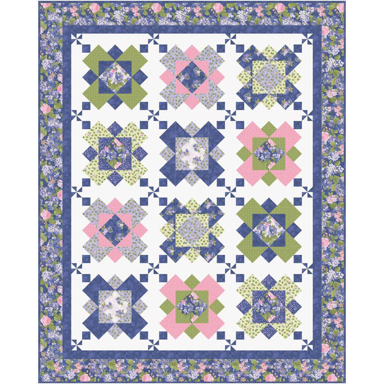 Cottage Bouquet Windy Garden Quilt