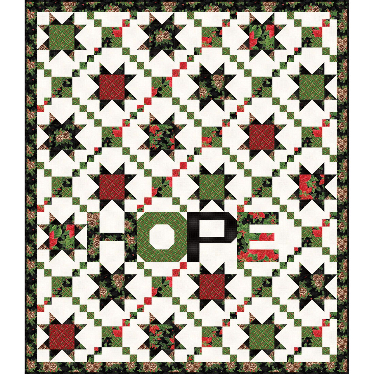 Evergreen Bows Christmas Hope Quilt