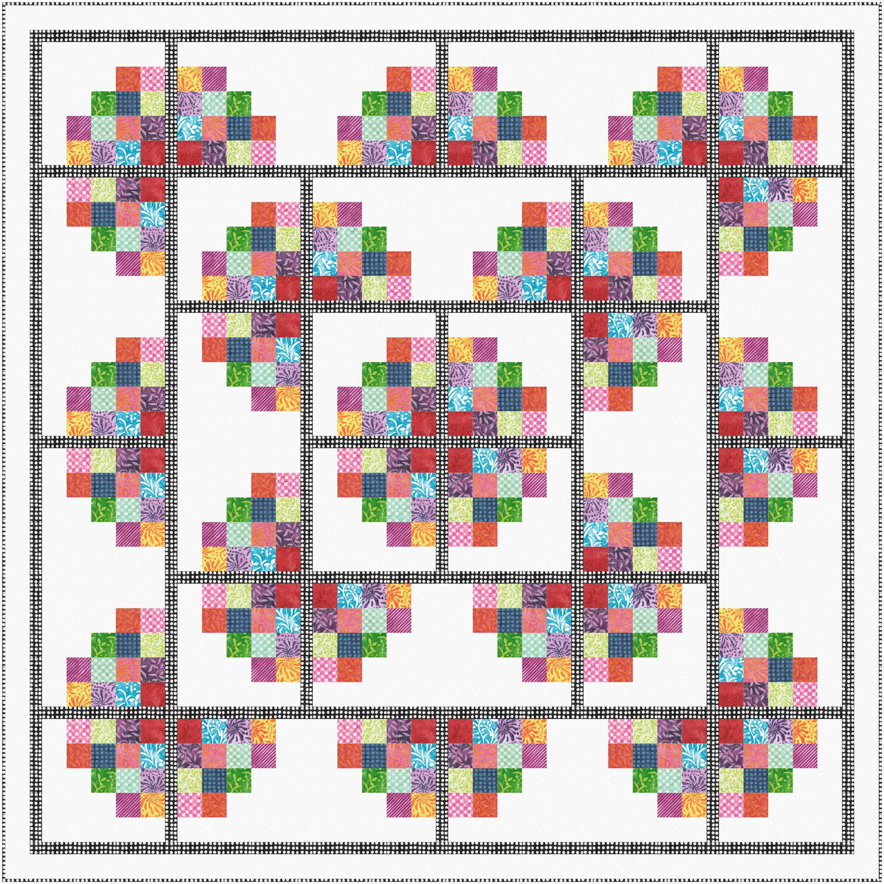 Color Therapy Batiks Illusions Quilt