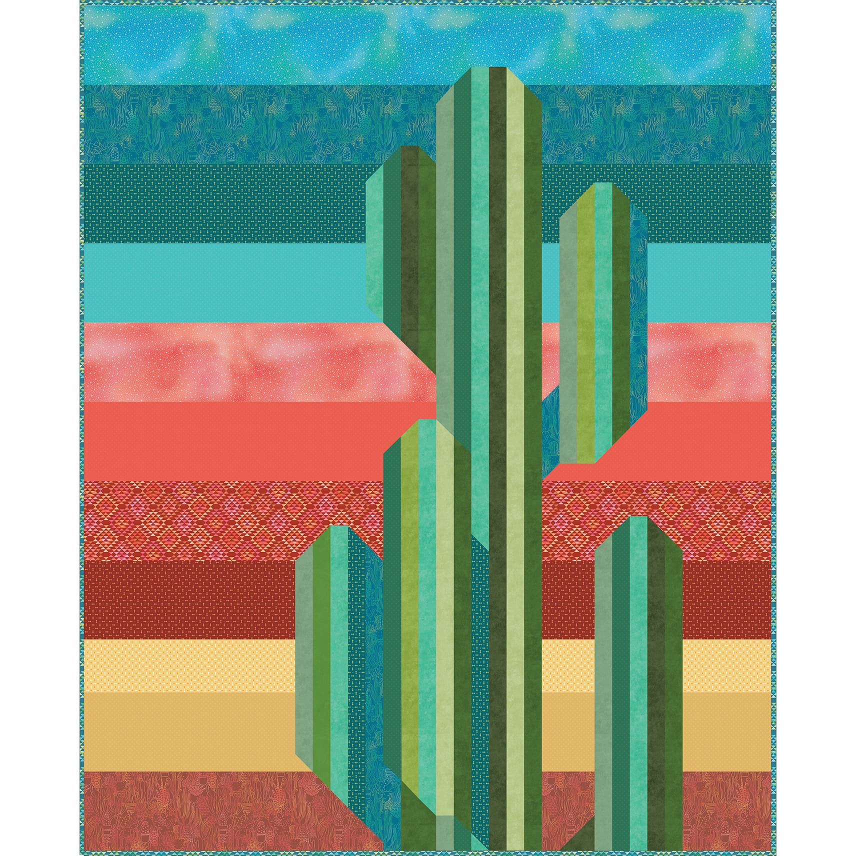 Desert Dreams Saguaro Quilt