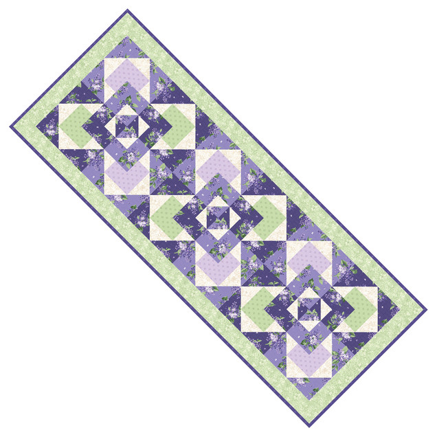 Lilac Lane True North Runner Free Pattern
