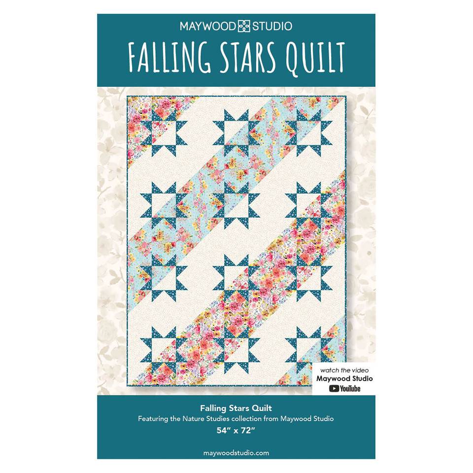 Nature Studies Falling Stars Quilt Free Pattern