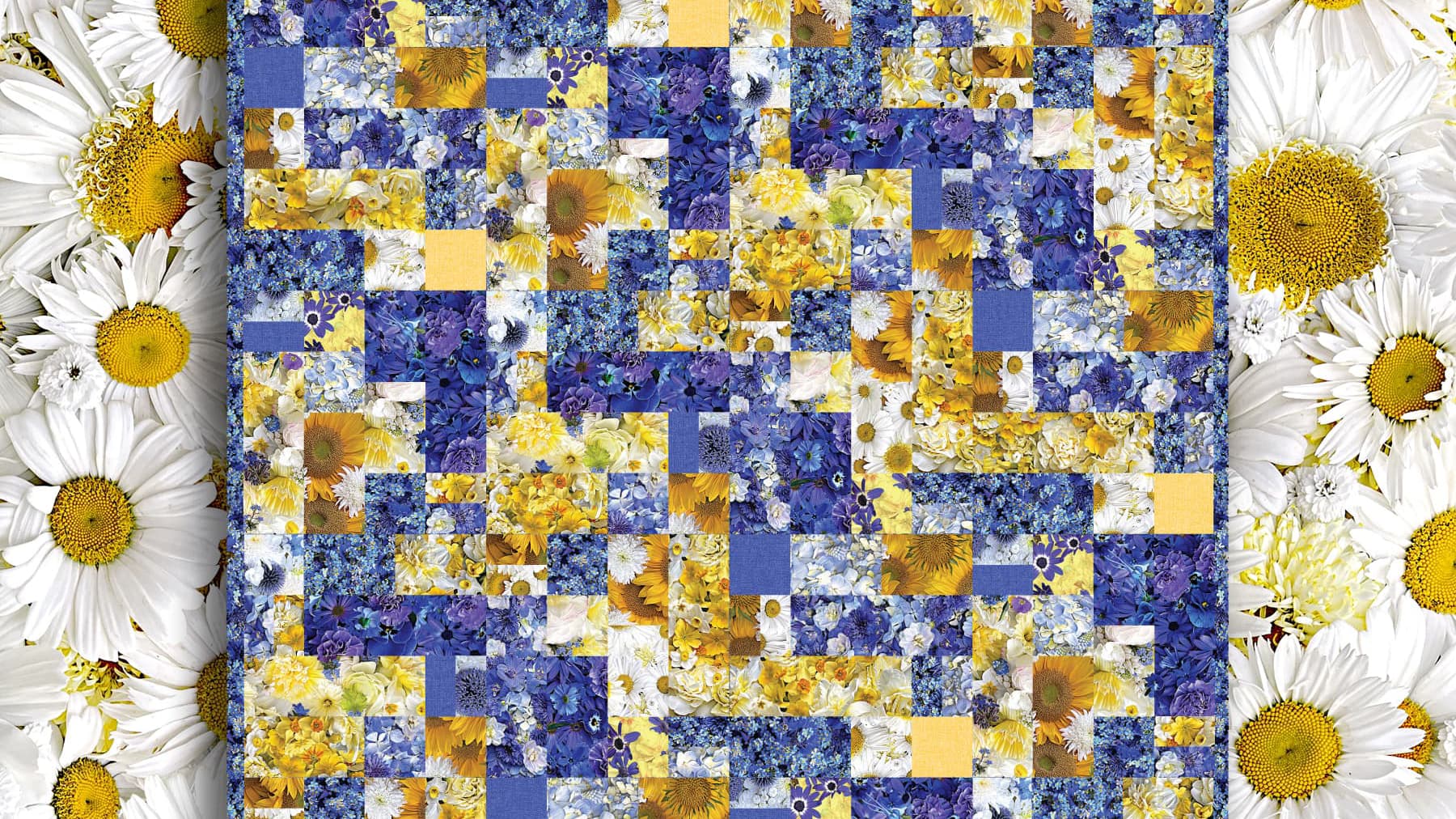 Hand Picked: Forget Me Not Free Quilt Pattern - Maywood Studio