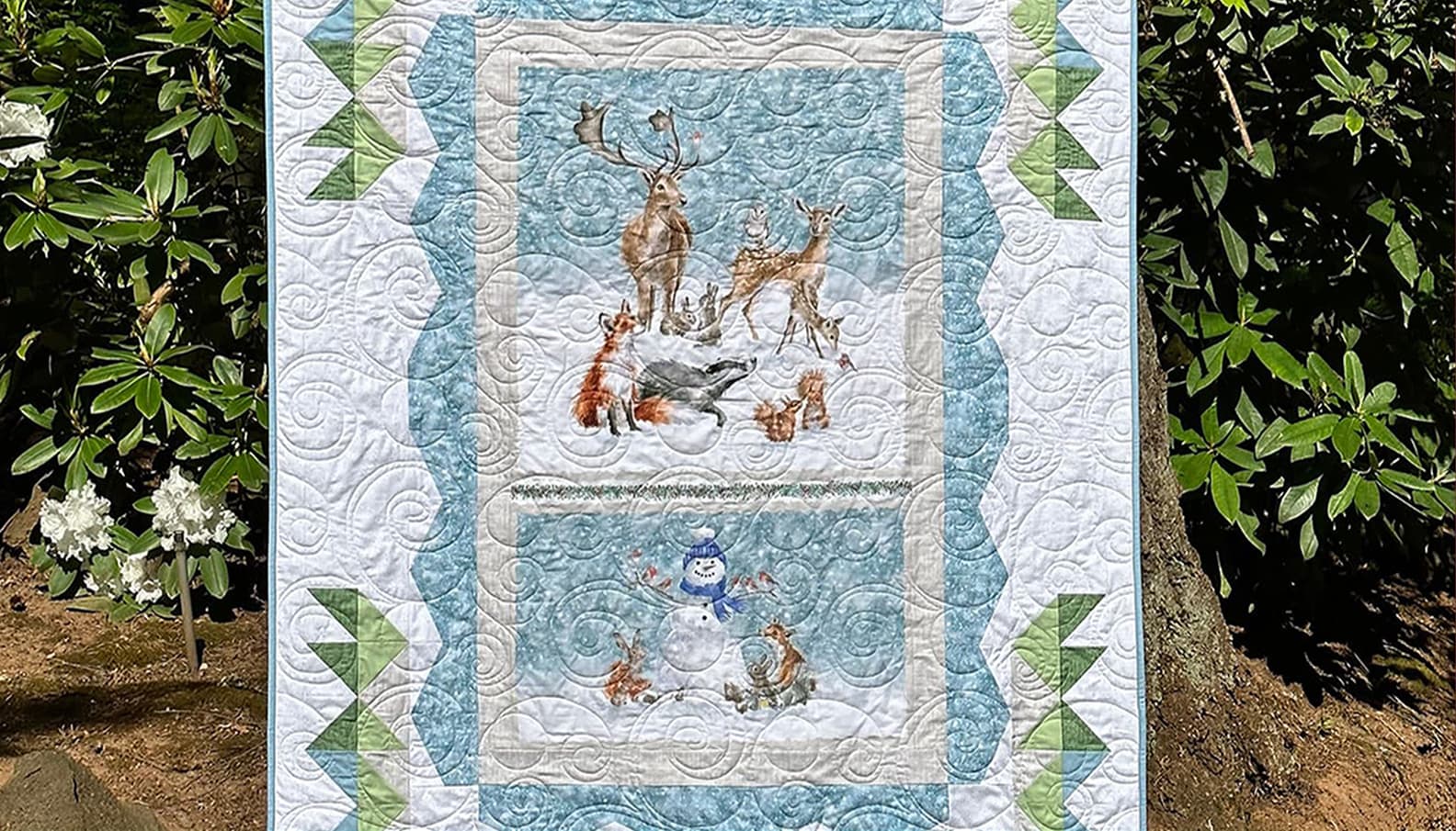 Get the One Snowy Day Free Quilt Pattern - Maywood Studio