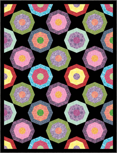 Color Therapy Batiks Pigment of My Imagination Quilt