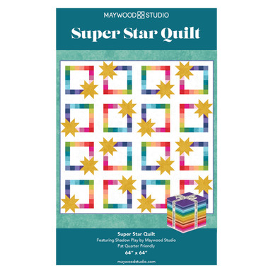 Shadow Play Super Star Quilt Free Pattern