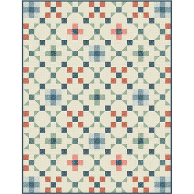 Cottage Flowers Quilt Free Pattern