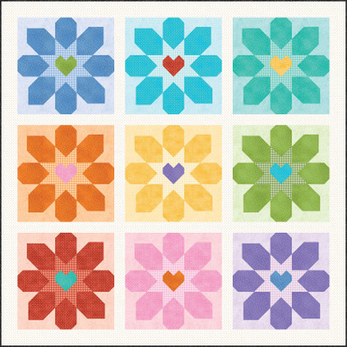 Beautiful Basics Flower Love Quilt
