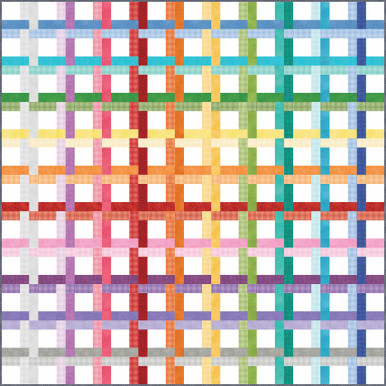 Beautiful Basics Woven Windows Quilt