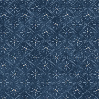 Patchwork Blue MAS10934-B Blue Maywood Studio