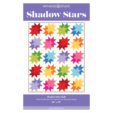 Shadow Play Flannel Shadow Stars Quilt Free Pattern