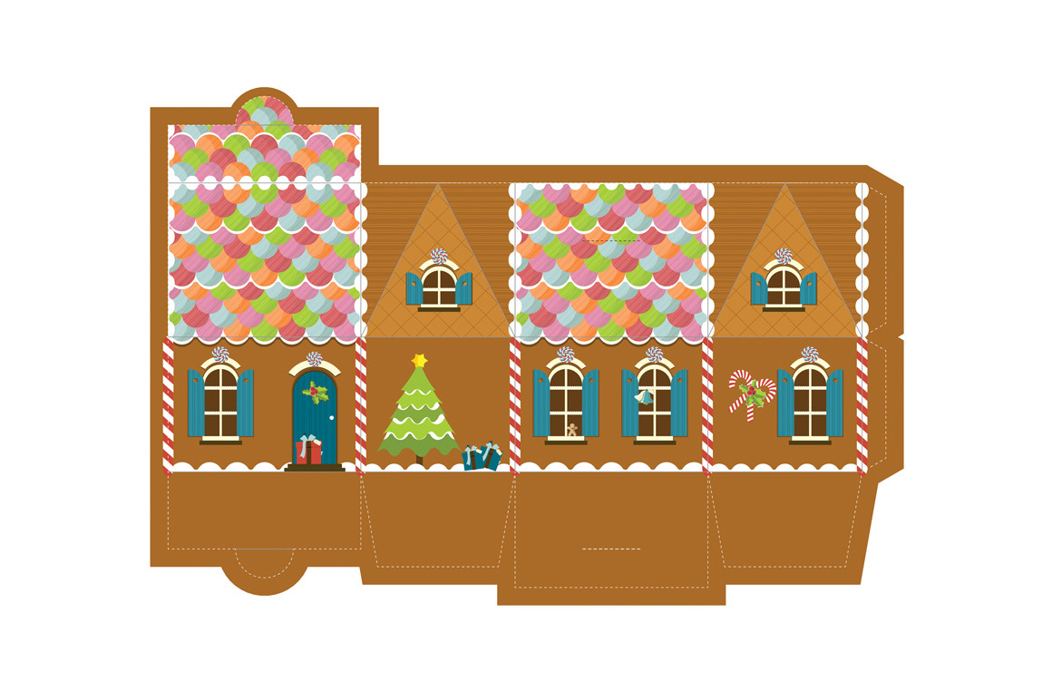 Gingerbread Packaging Gift Box