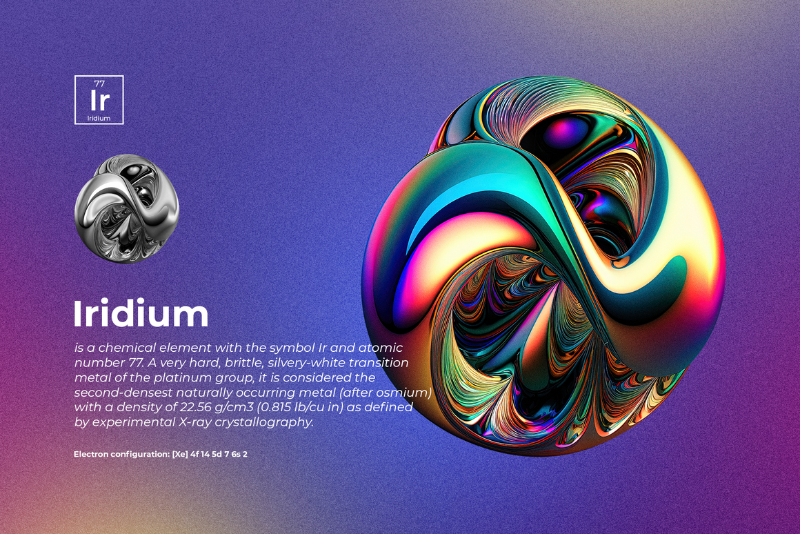 Iridium 50 PNG Abstract Shapes