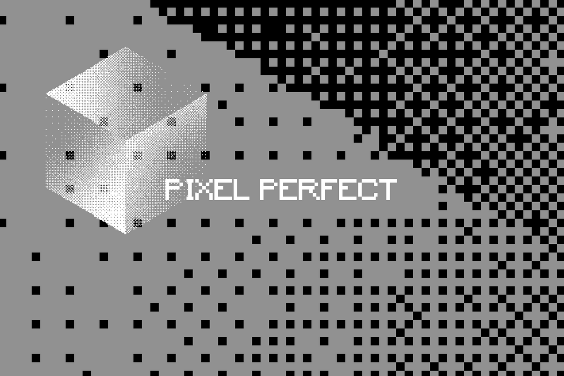 130 Dither Bitmap Vector & PNG Set