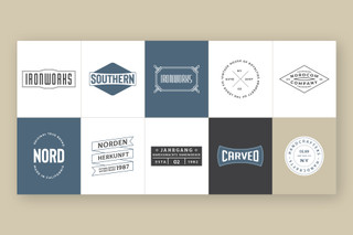 50 Retro Modern Logos Vol.2