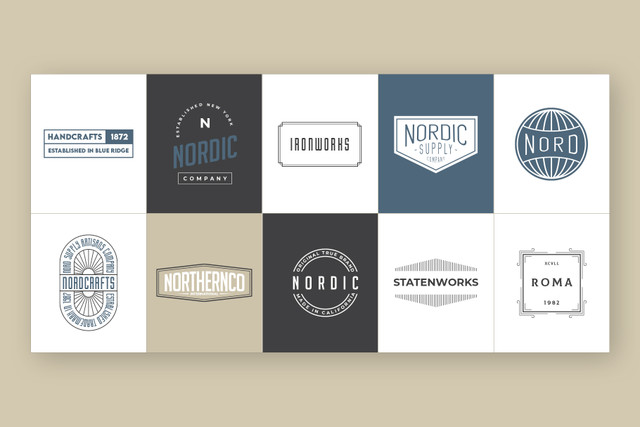50 Retro Modern Logos Vol.2