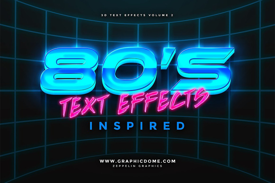90s Text Effect