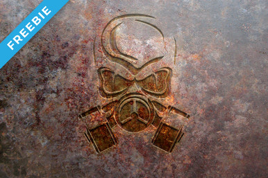Rust Metal Logo Mock-Up