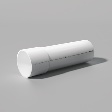 6 in. x 10 ft. PVC SDR35 Gravity Sewer Pipe - Bell End - Viterra Systems